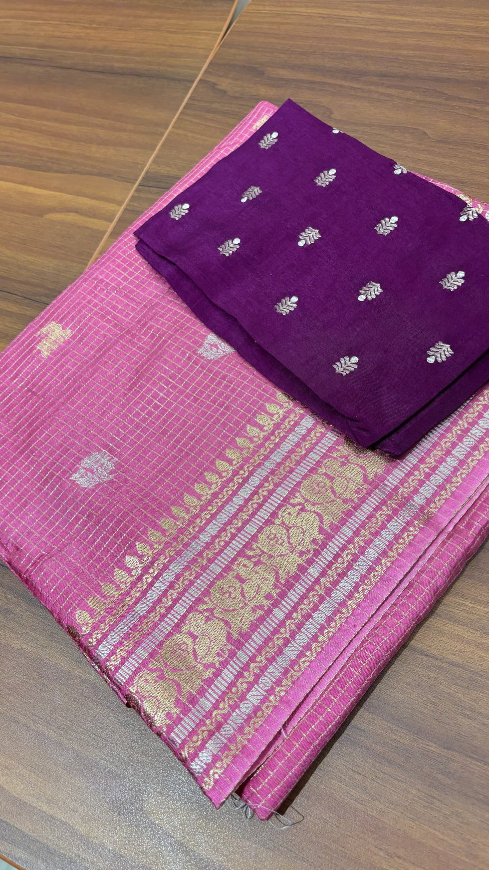 Russian silk pink – Sitah Ethnic Studio