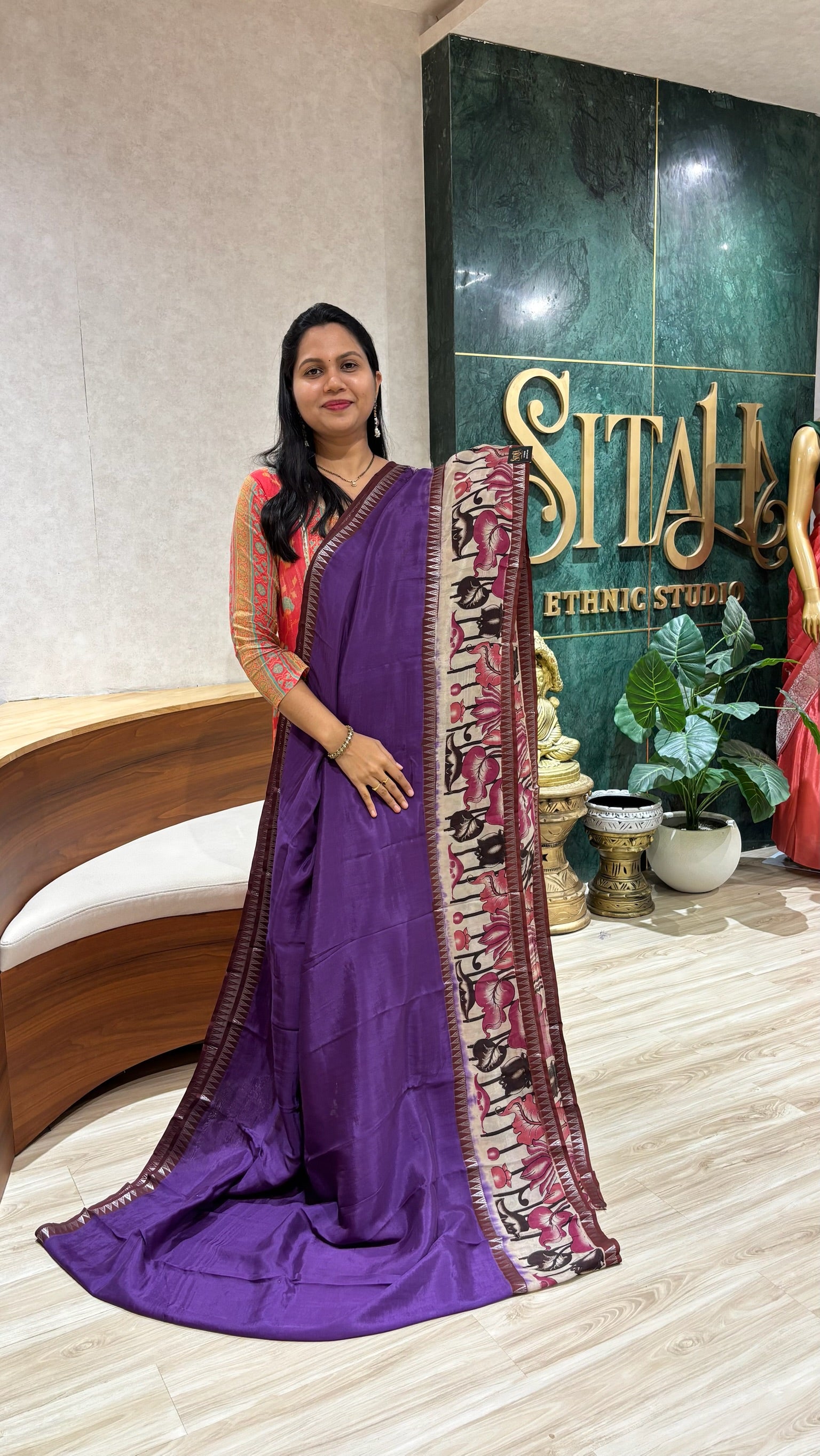 Chennur silk purple – Sitah Ethnic Studio