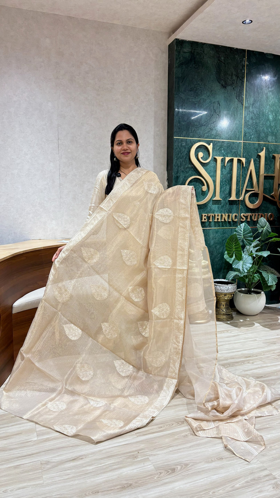 Pure organza tissue – Sitah Ethnic Studio
