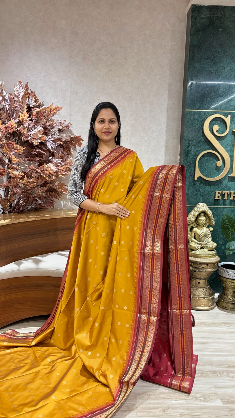 Fancy silk temple border – Sitah Ethnic Studio