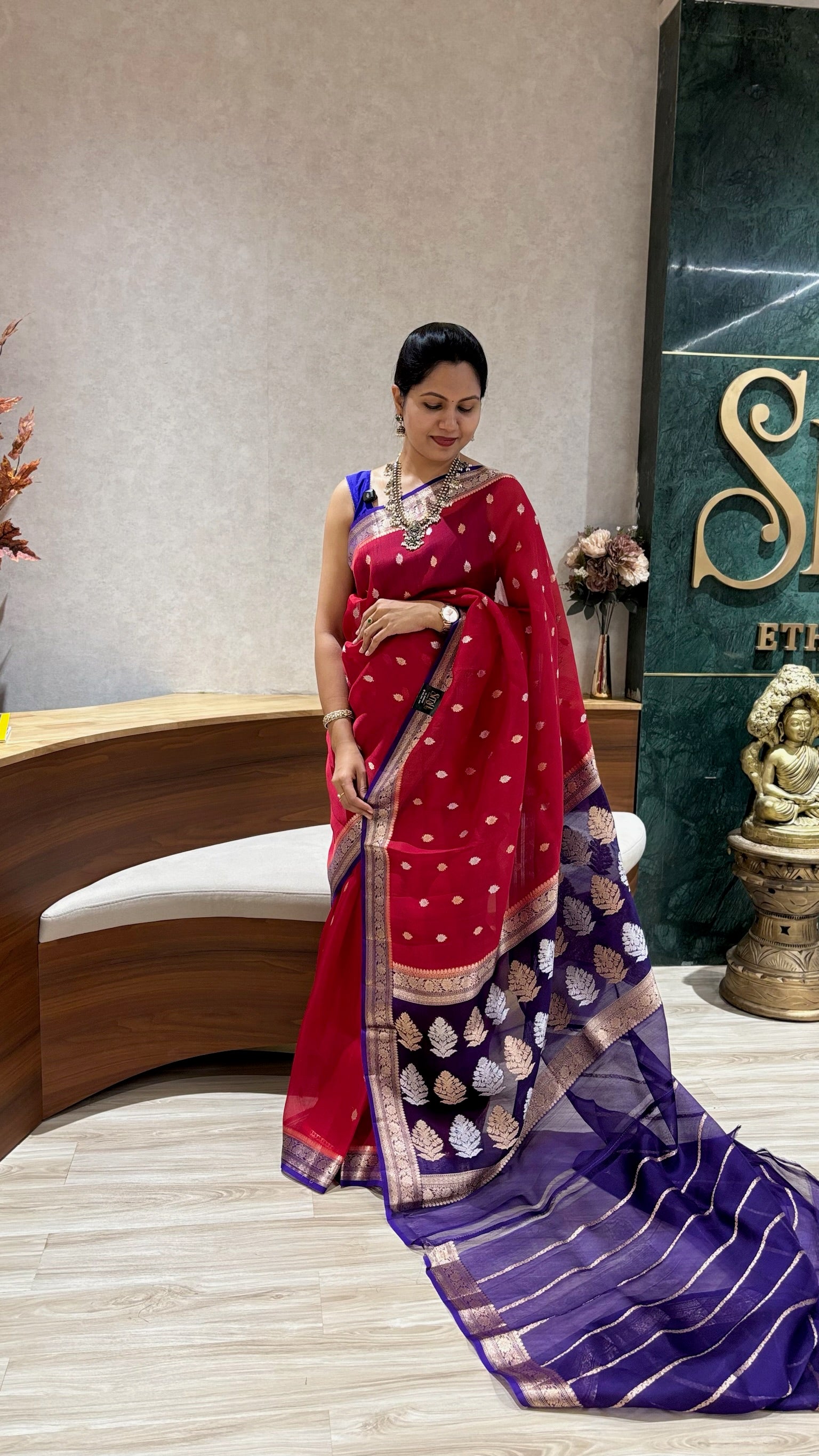 Kora banaras red – Sitah Ethnic Studio